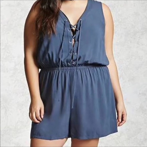 Forever 21 | Skirts | Plus Size Piece Romper | Poshmark